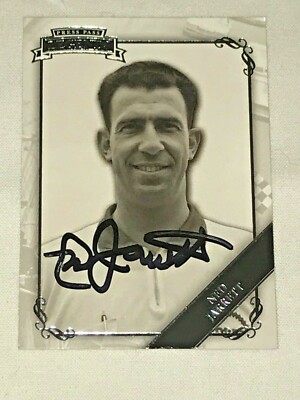 Ned Jarrett NASCAR HALL FAMER signed card PRESS PASS LEGENDS 2009 FORD ...