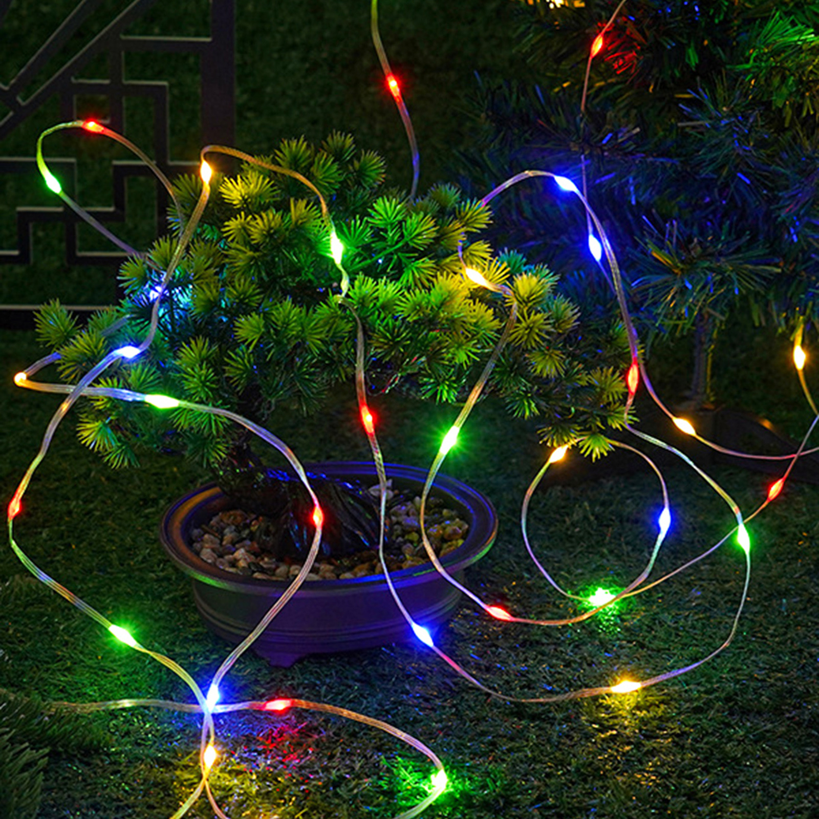 1Meter/3.3Ft 10LEDs Fairy String Flexible Twistable Bendable Constant ...