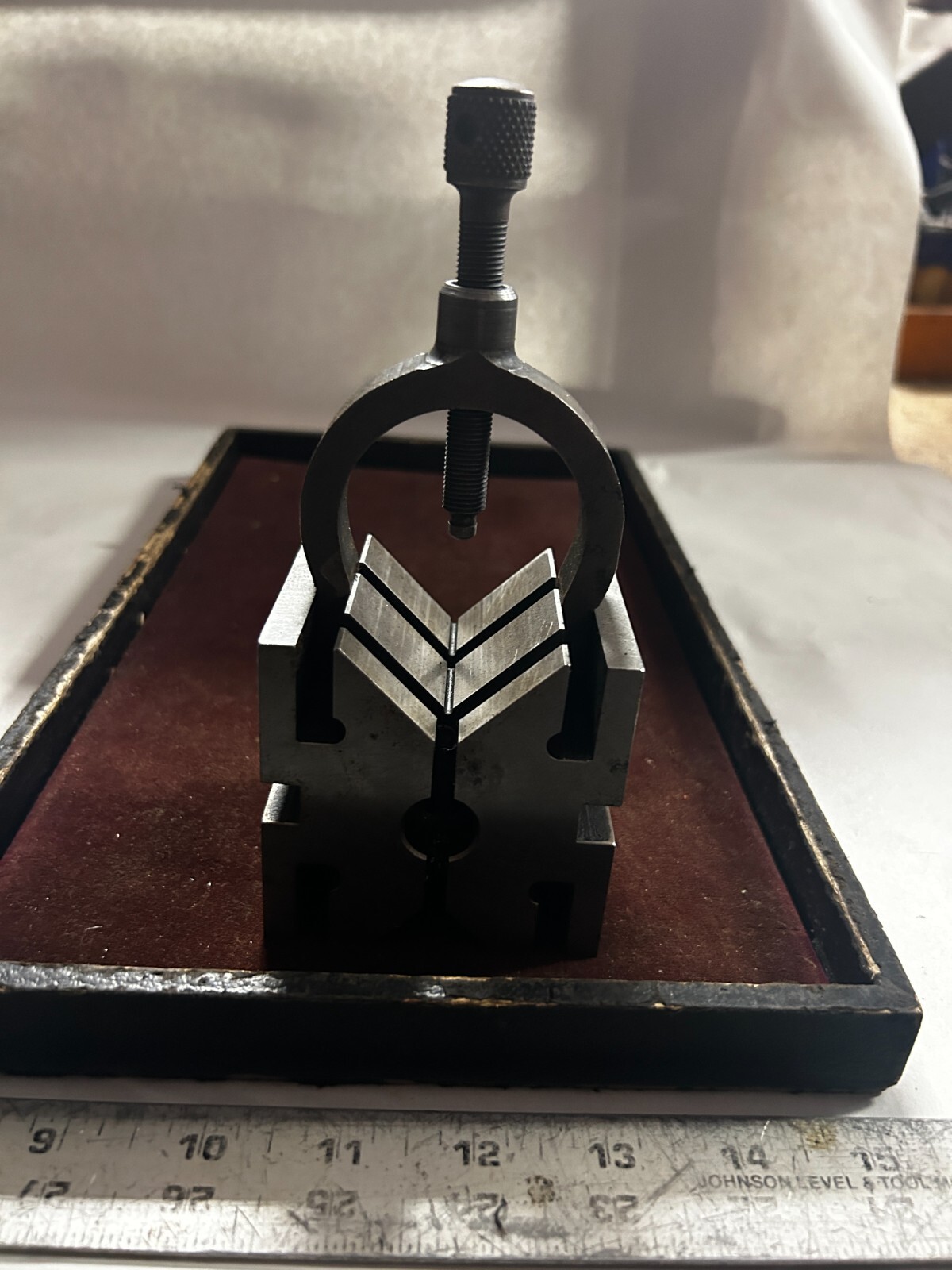 MACHINIST ShX TOOLS LATHE MILL Machinist Unusual Double Sided V Block ...