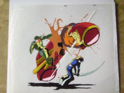 BIRTH A WAR OF TWO WORLDS PLANET BUSTERS OVA ANIME PRODUCTION CEL 4 | eBay