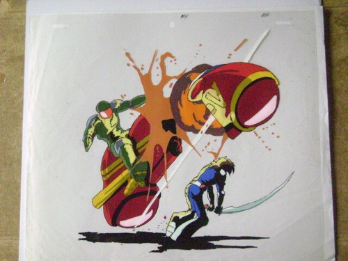 BIRTH A WAR OF TWO WORLDS PLANET BUSTERS OVA ANIME PRODUCTION CEL 4 | eBay