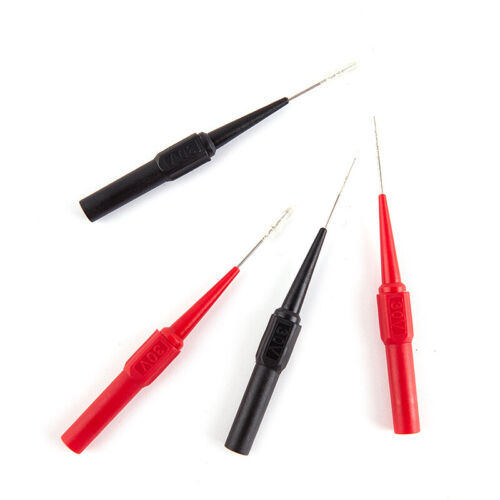4 Pcs 0.7MM 30V Diagnostic Tools Multimeter Lead Back Piercing Needle ...