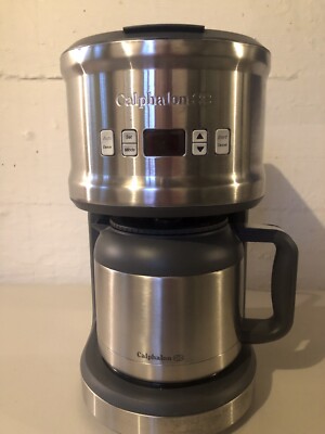 Calphalon 10-Cup Coffee Maker HE101CMT Silver Tested And Working | eBay