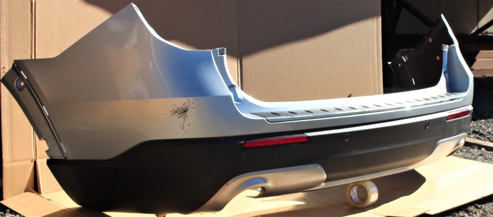 2020-22 FORD EXPLORER Rear Bumper Assembly W/PARK ASSIST-OEM-SILVER | eBay