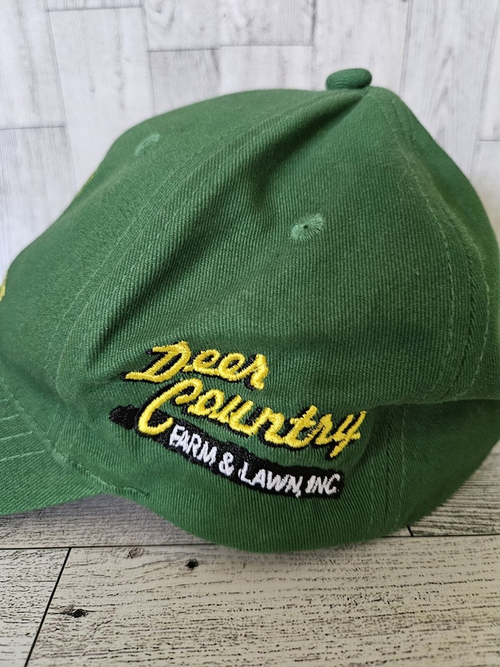 John Deere Baseball Cap Hat Adhesive Strip/One Size -RN# 114640 Green ...