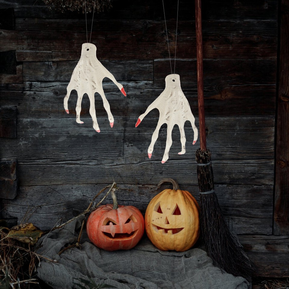 Halloween Party Favors Witch Zombie Decoration Scary Hands Halloween ...