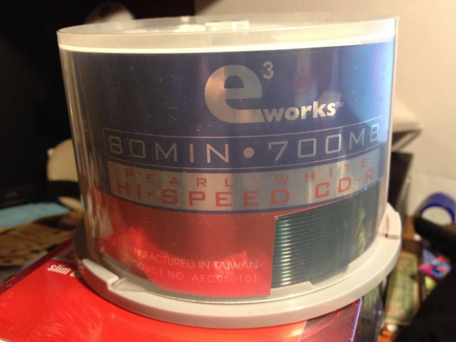 50 Pack E3 WORKS CD-R 80min 700mb. PEARL WHITE "FREE SHIPPING" | eBay