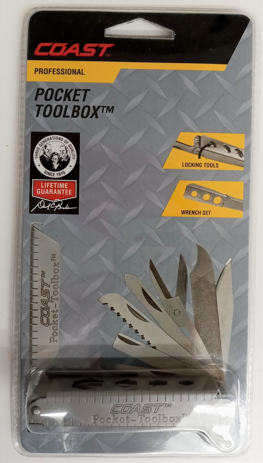 Coast C3900CP Professional Pocket Toolbox Multi-Tool Silver | eBay