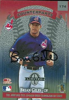 Brian Giles autographed Baseball Card (Indians) 1997 Donruss ...