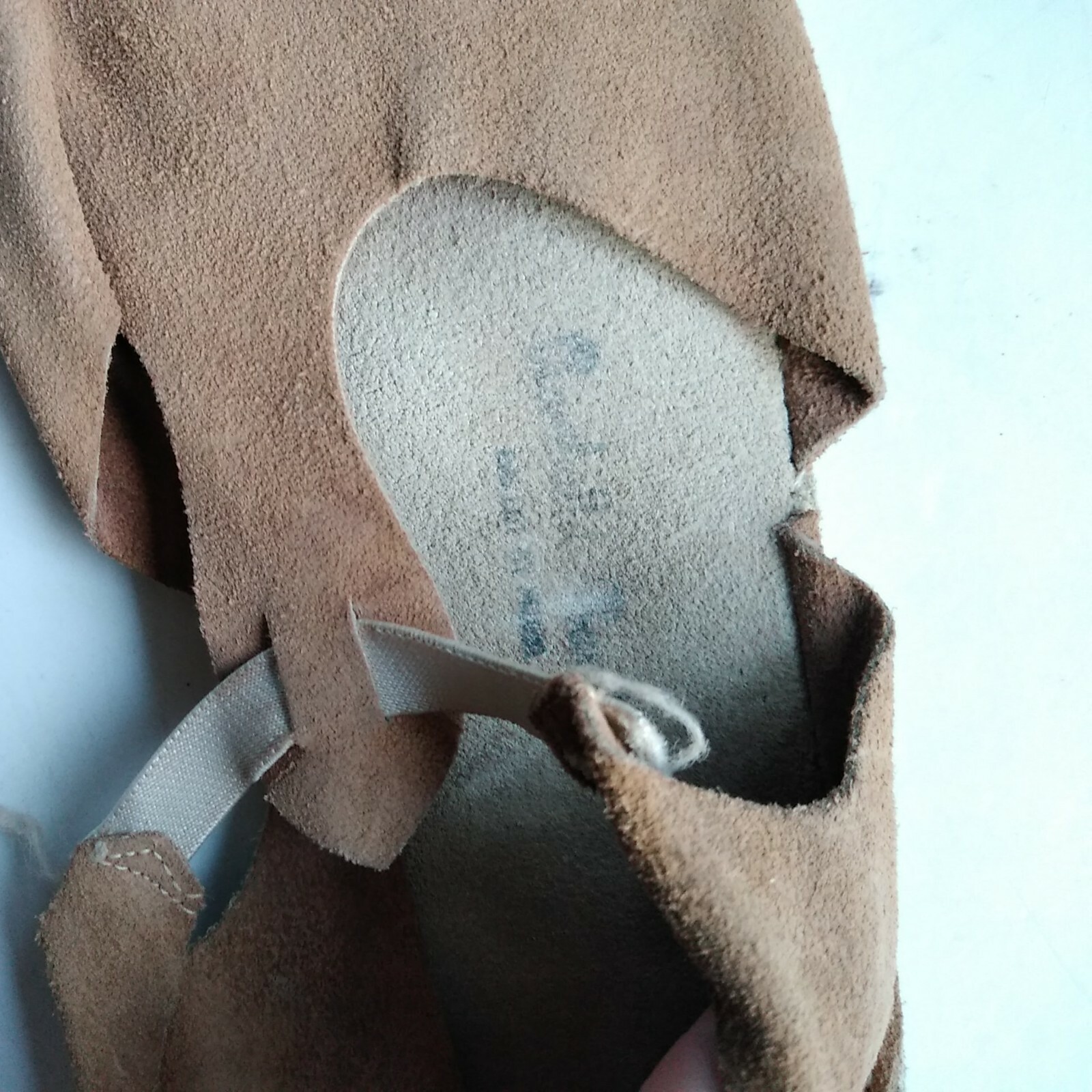 Nancy Hawkins Beige Suede Shoes Slipper Women's Loafers House Shoes. | eBay