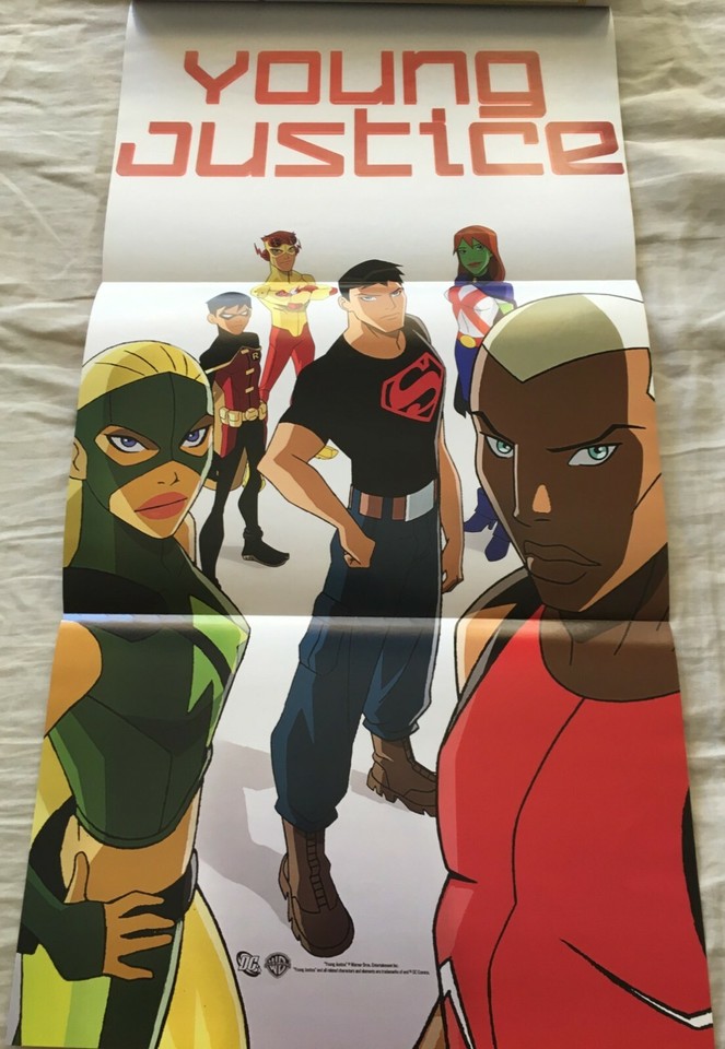 Thundercats and Young Justice 2011 Comic-Con SDCC double sided promo ...