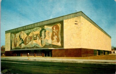 Postcard Pershing Municipal Auditorium Lincoln Nebraska Sep 23 1957 ...
