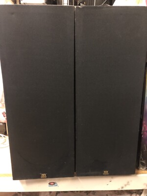 Monitor Audio System R352 Speakers Standmount Black Working Order | eBay UK