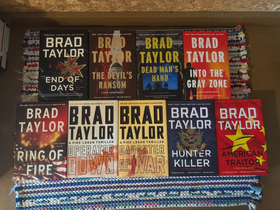 Pike Logan Series Lot Brad Taylor Full Series, All HC, no LIB or BCE's ...