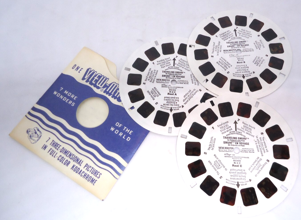 Huge Lot X 175 View Master Dc Comic Marvel Smurf E.T. Batman TMNT Space ...