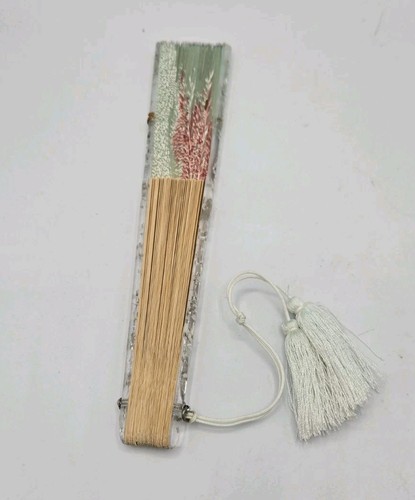Vintage Hand Painted Silk & Celluloid Folding Fan Peacock Feathers | eBay