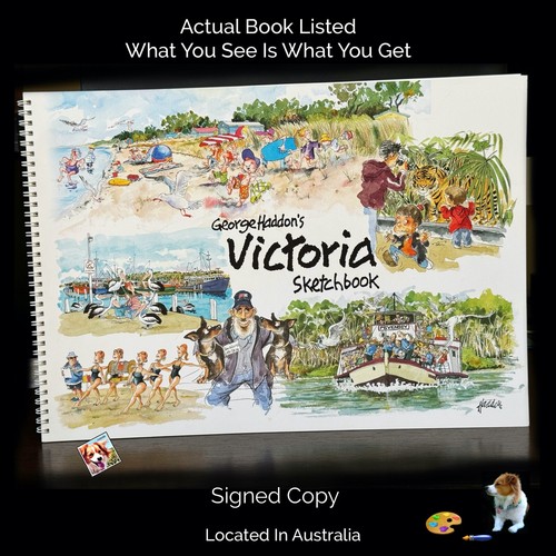 George Haddon's Victoria Sketchbook Spiral Bound paperback Signed Copy ...