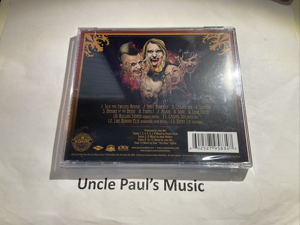 Sick and Twisted Affair by My Darkest Days (CD, 2012) Brand New Factory ...