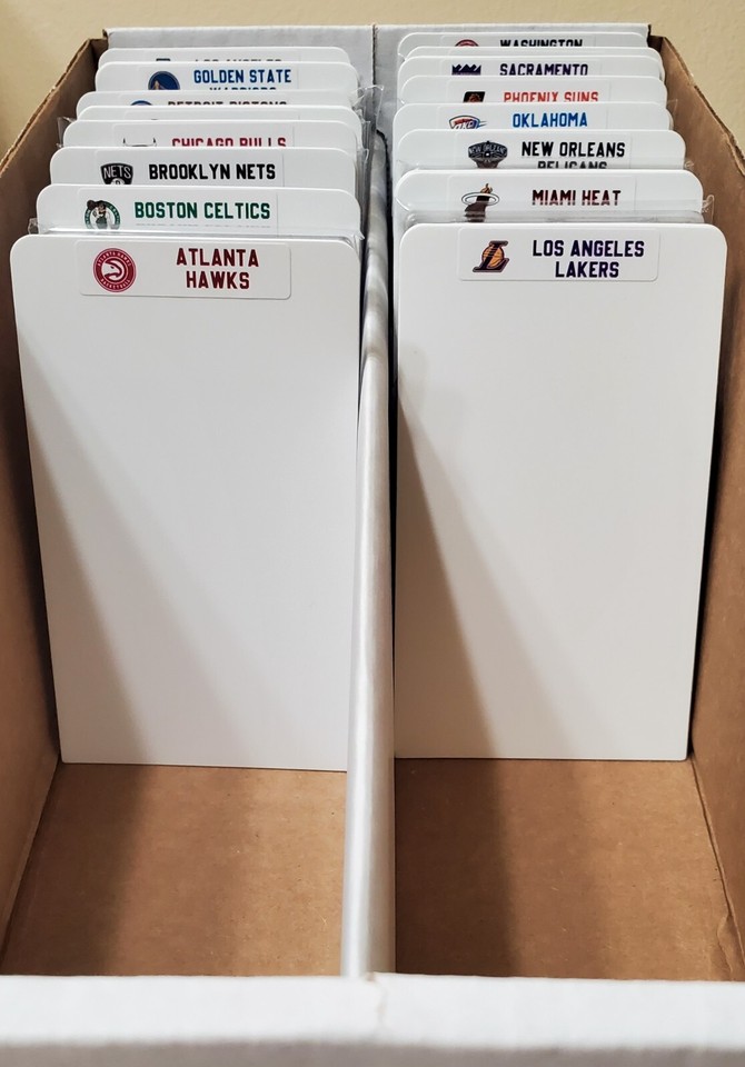 (30) GRADED Slab & Sports Card Dividers with 30 FREE NBA Teams Logos ...
