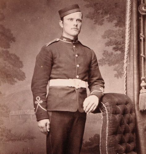 Victorian CDV Photo British Soldier Military Springthorpe Islington ...