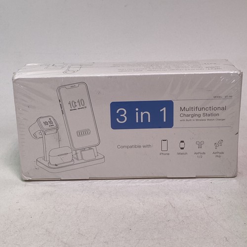 3 in1 Charging Dock Charger Stand For Apple Watch Series/Air Pods ...