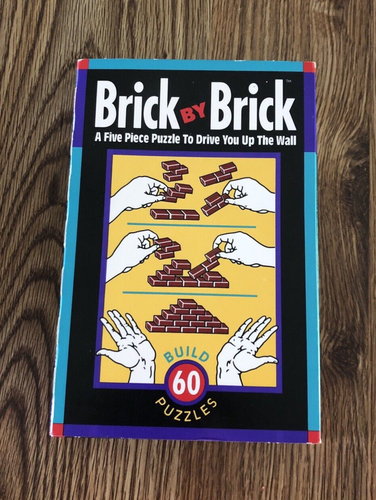 1992 Binary Arts BRICK BY BRICK Puzzle to Drive You Up the Wall SEALED ...