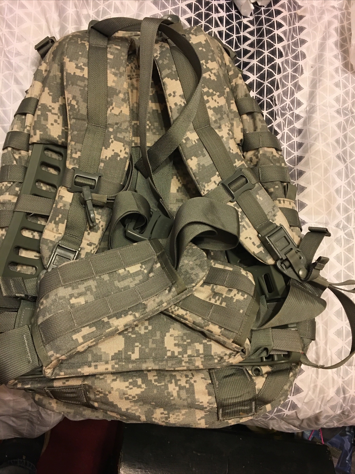 USGI Molle II OCP Multicam Medium Rucksack Backpack COMPLETE Assembly ...