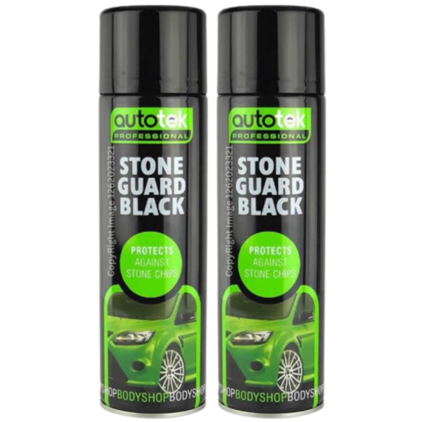 12x Autotek STONE GUARD BLACK Spray Paint Car Body Chip Protection ...
