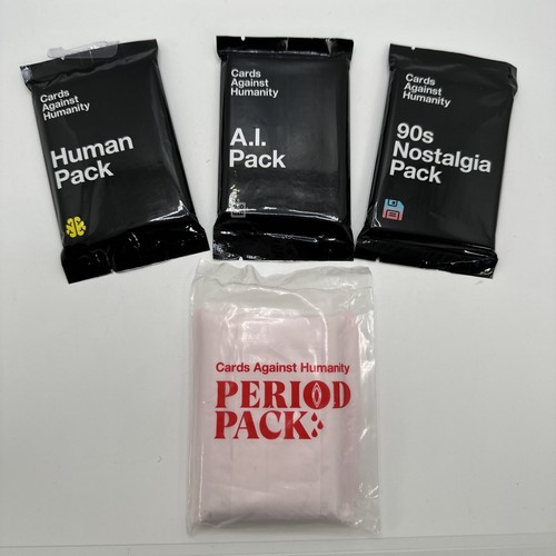 Cards Against Humanity 90s NOSTALGIA, AI Pack, & Human Pack & Period ...