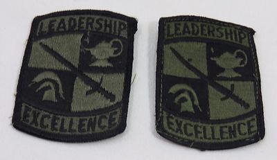 US Army Leadership Excellence Military Patch set USAR Reserve Officer ...