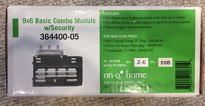 OnQ Home 364400-05 9x6 Basic Combo Telecom Module w/ Security NEW | eBay