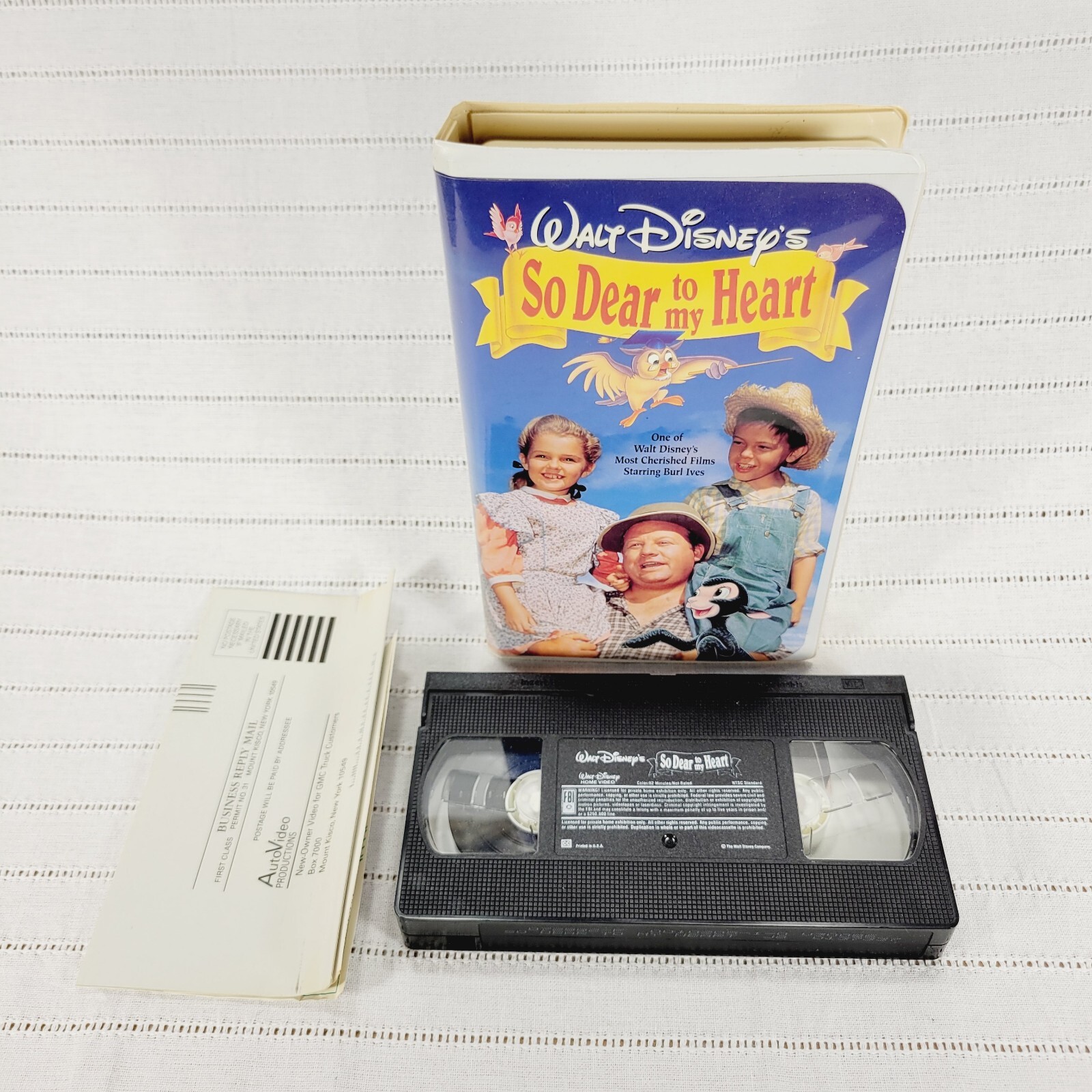 So Dear To My Heart Vhs 1992 Burl Ives 12257296037 Ebay