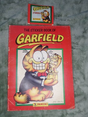 Panini Garfield 1989 pack with empty album | eBay