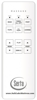 Serta Motion Perfect 2.0 (New '25 Black or Grey Color) Remote for ...