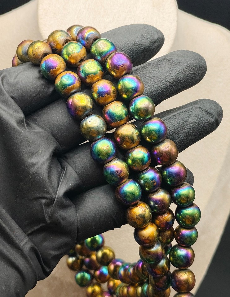 Rainbow Magnetic Leklai LP Toh Mala 108 Beads Necklace Collection ...