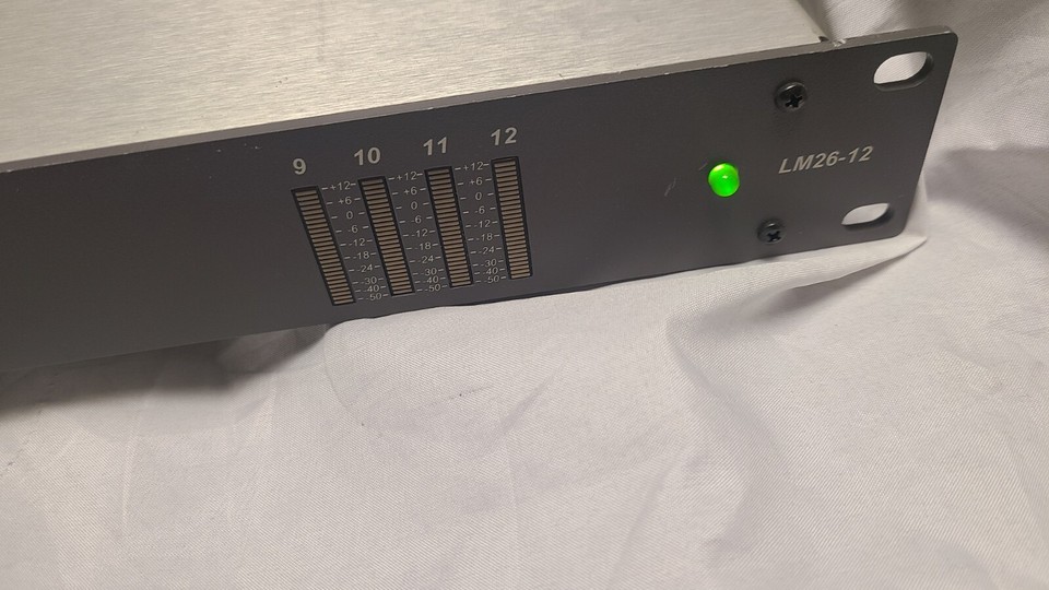 WOHLER LM26-12 RACKMOUNT ANALOG 12 CHANNEL LEVEL METER | eBay
