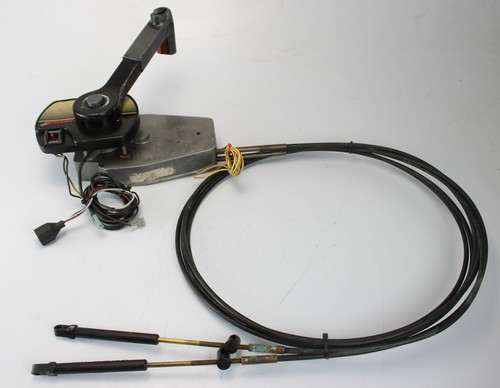 Mercury Concealed Side Mount Control Box W/ 12' Cables & Trim Switch ...