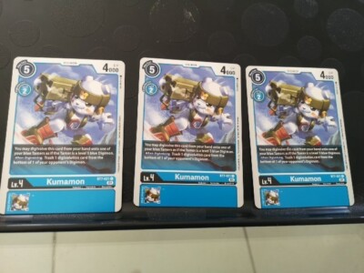 Kumamon *3 Carte Digimon Bt7-021 | eBay