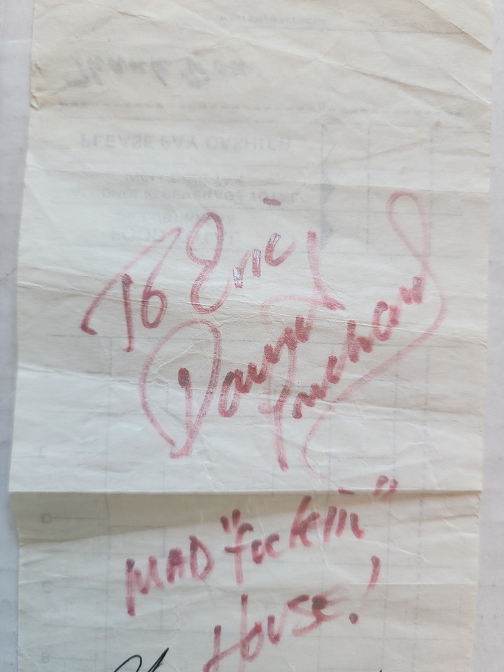 David Prichard (d. 1990) & John Bush Armored Saint Signed Autographed ...