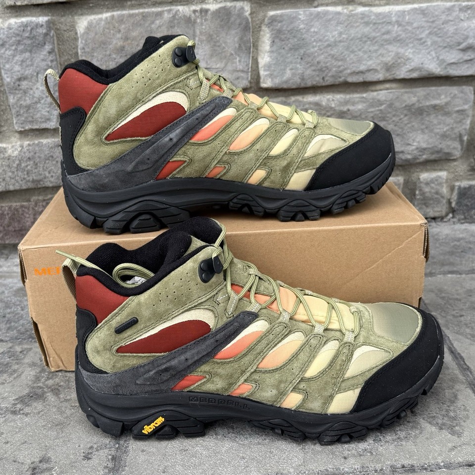 Moab 3 Vista Mid WP Boots, Men’s 11.5, Mosstone Multi, J500521W, New In ...