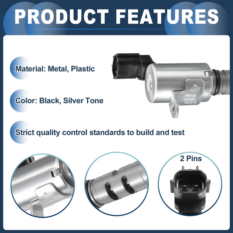 2 Pcs Variable Valve Timing VVT Solenoid for LEXUS ES350 2007-2014 No ...