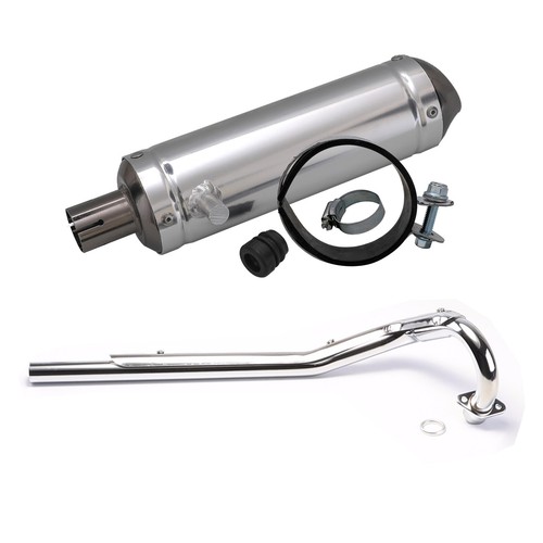 28mm Exhaust Pipe Muffler For 50cc 70cc 90cc 110cc 125cc Apollo SSR ...