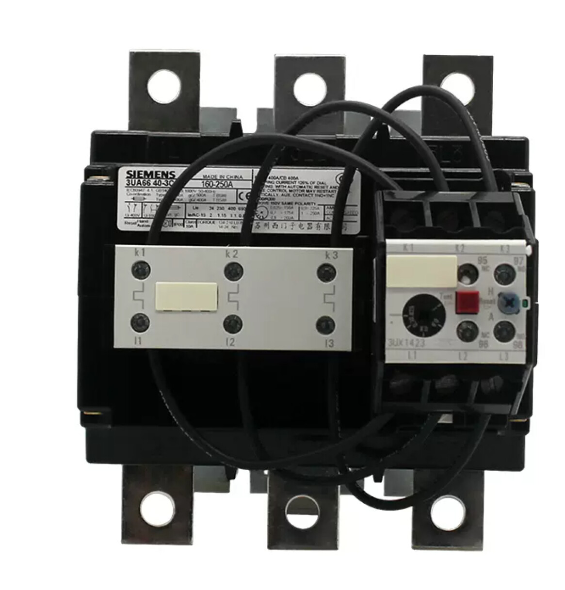 SIEMENS Thermal Overload Relay 3UA6640-2K 3UA66 40-3B 40-3C 40-3D 40-3E ...