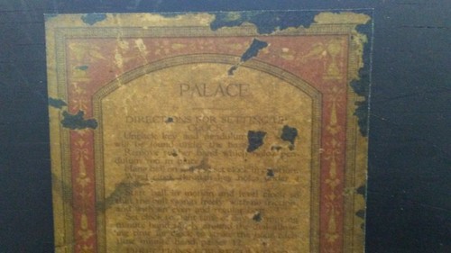 Ingraham Palace Clock Label "Copy" | eBay