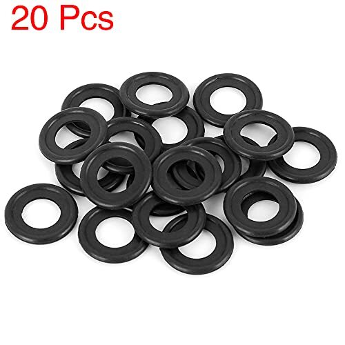 20pcs M12 Rubber Oil Drain Plug Gaskets Washer Replacement Universal ...