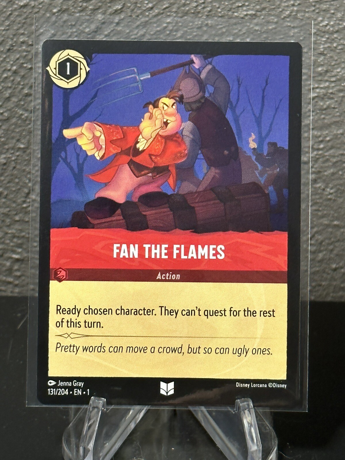 Fan The Flames - EN1 131 - NM - Disney Lorcana TCG | eBay