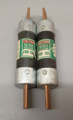 Lot of 2 Fusetron FRN 100 Dual Element 100 AMP Fuse Cooper Bussman | eBay