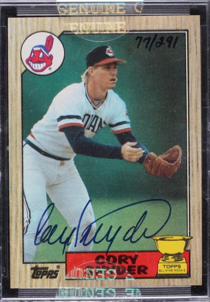 2004 Topps Originals Signature Edition - Buyback Autographs Cory Snyder ...