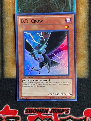 Yugioh D.D. Crow LCGX-EN234 Super Rare 1st Ed LP | eBay
