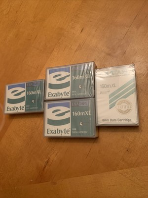 Exabyte 307265 8mm D8 160m XL Helical Scan 7/14GB Data Tape Cartridge ...